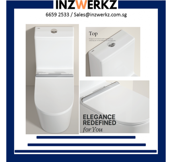 EACO T988 Tornado Flush Rimless WC Free Installation