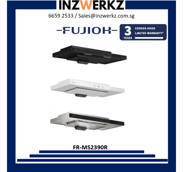 Fujioh Super Slim Cooker Hood With Gesture Control 900mm FR-MS2390R