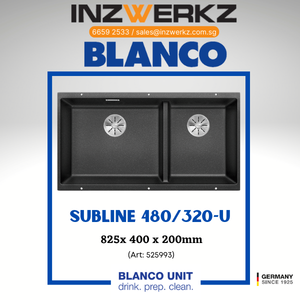 Blanco Subline 480/320-U Silgranit Sink