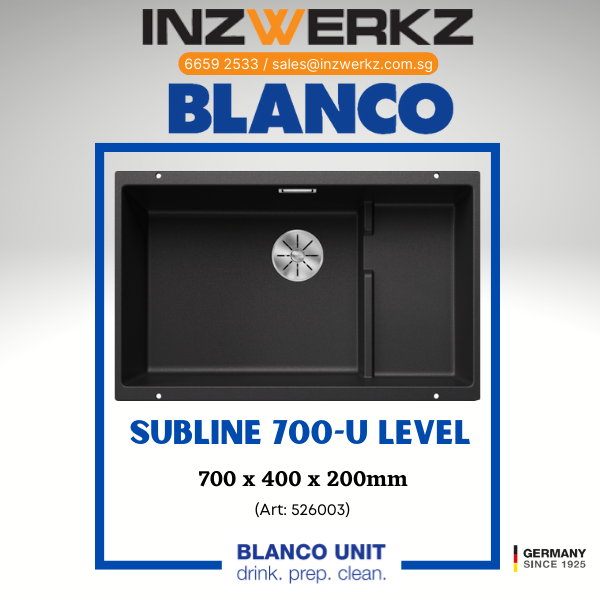 Blanco Subline 700-U Level Silgranit Sink